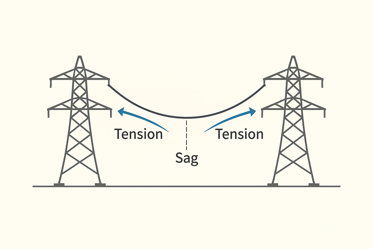 Sag and Tension Calculation in Overhead Transmission Lines – Complete ...