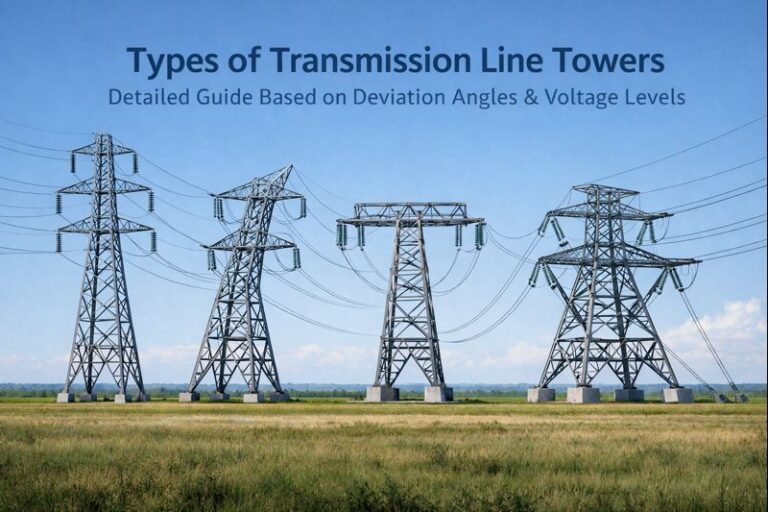 Types of Transmission Line Towers – Detailed Guide Based on Deviation ...